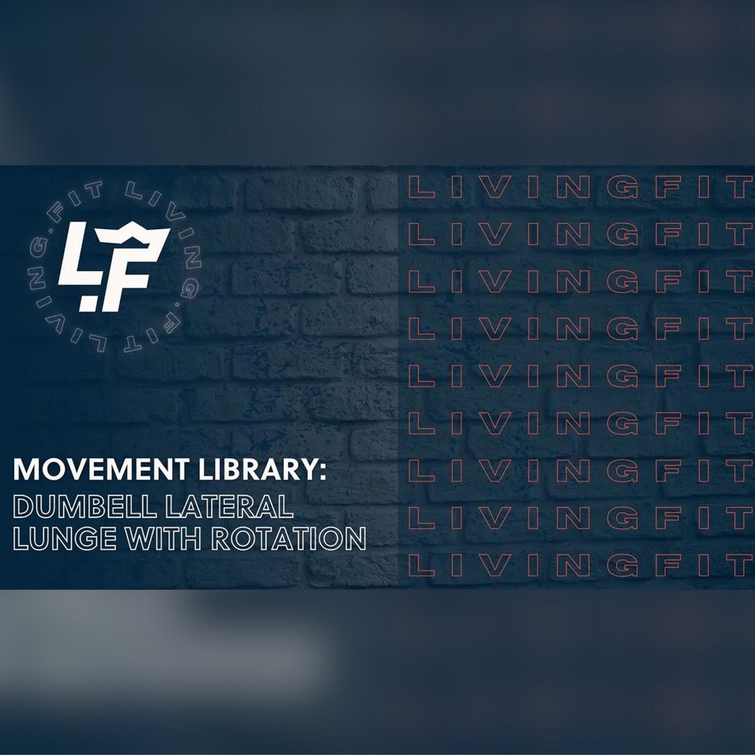 Lateral Lunge with Dumbbells and Rotation Guide – Living.Fit