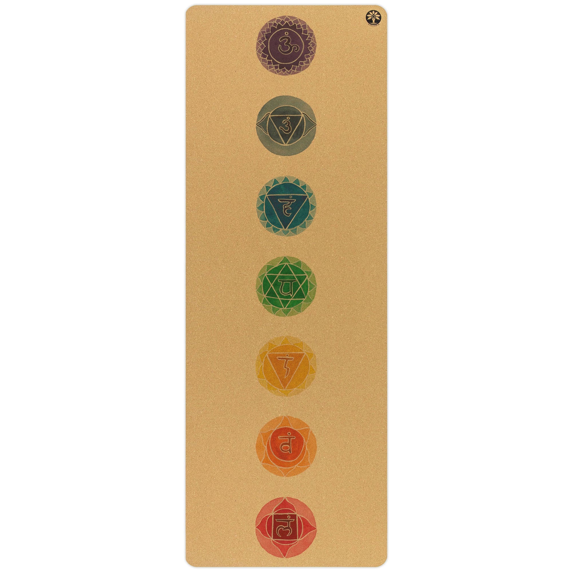 Chakras Aura Cork Yoga Mat – Living.Fit