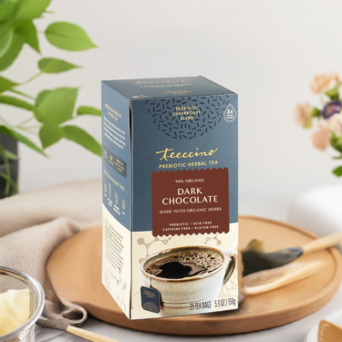 Teeccino - Dark Chocolate Prebiotic SuperBoost Herbal Tea – Living.Fit