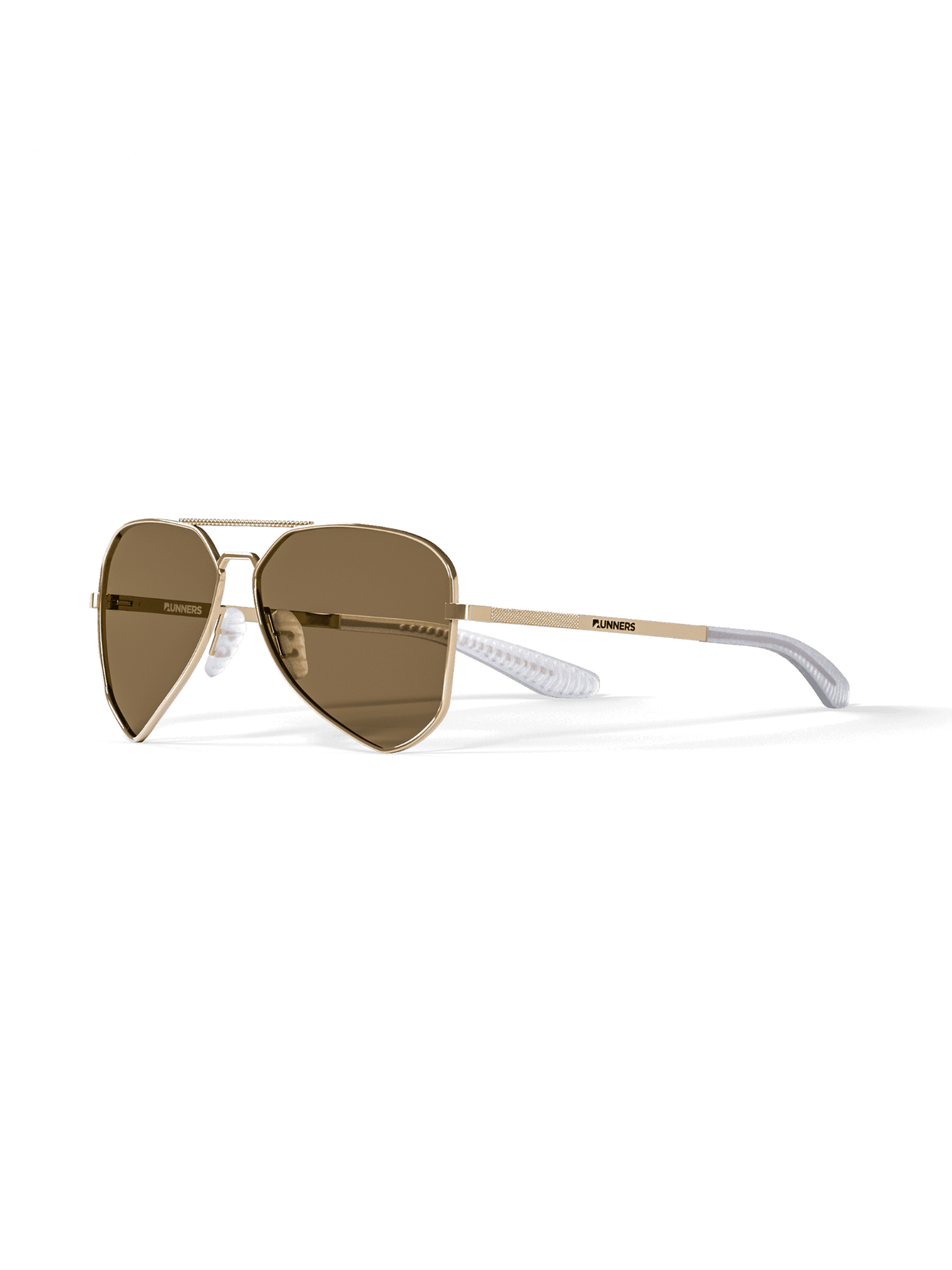 Gold Stainless Steel EdgeLine Aviators – Living.Fit