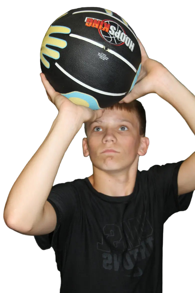 HoopsKing - Hands on Shooter Basketball w- Hand Placement – Living.Fit